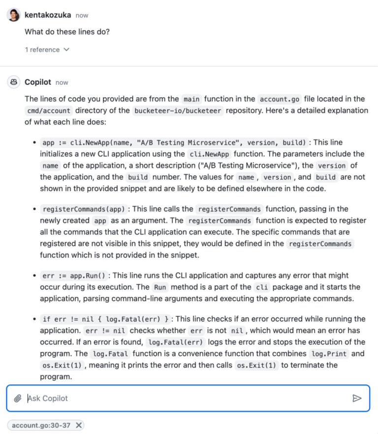 先日リリースされたGitHub Copilot Enterprise の最速レビュー！〜進化したGitHub Copilotを使ってみた〜 | CyberAgent Developers Blog