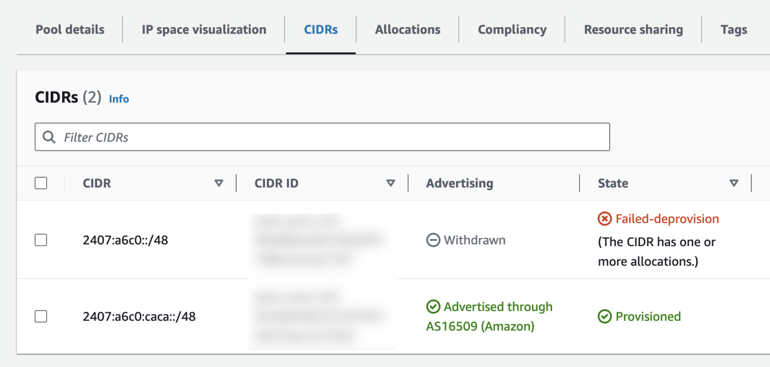 AWSのBYOIPがJPNICの割当IPアドレスに対応したので最速(?)でIPアドレスをAWSに持ち込んでみた | CyberAgent Developers Blog