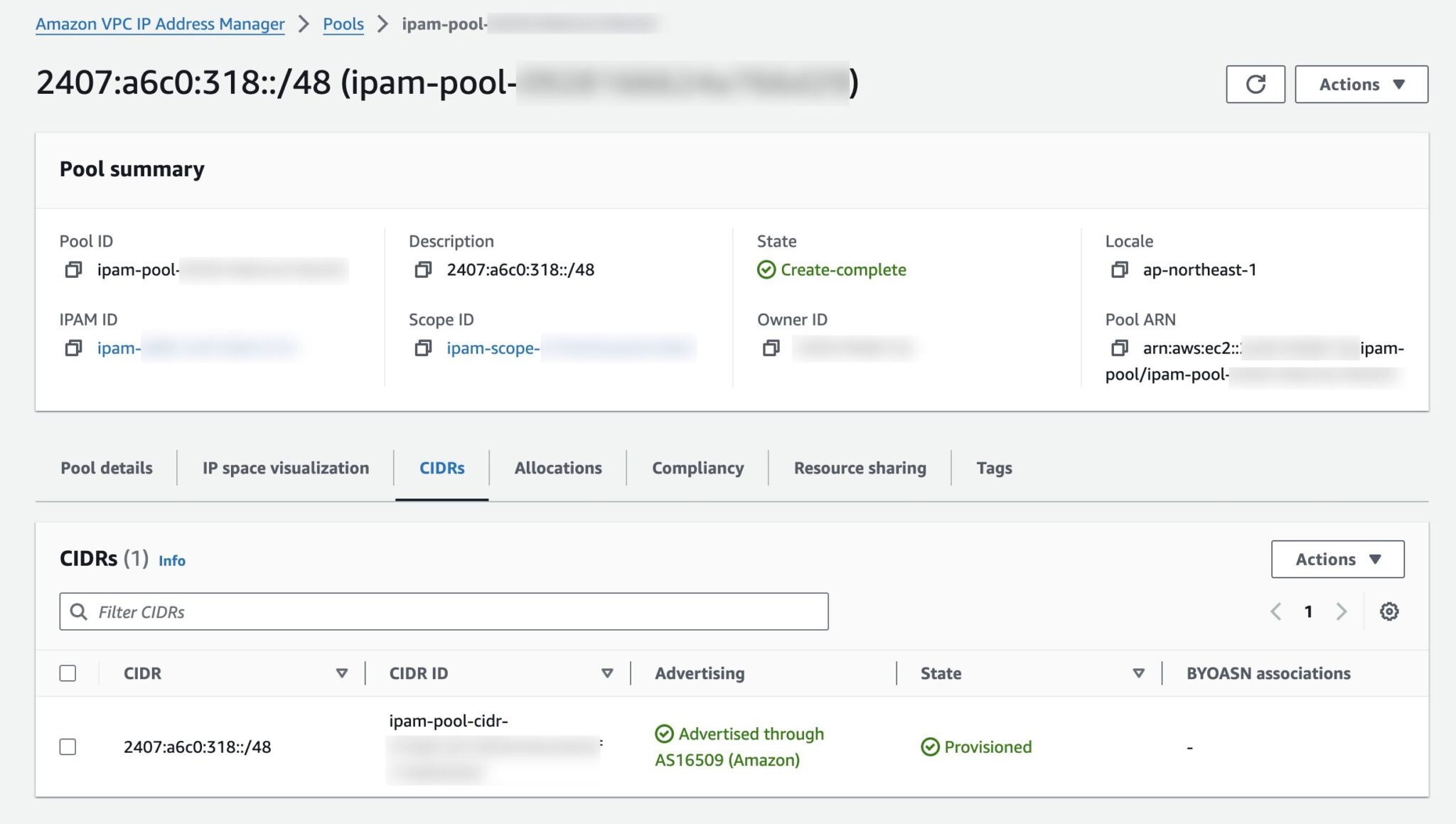 AWSのBYOIPがJPNICの割当IPアドレスに対応したので最速(?)でIPアドレスをAWSに持ち込んでみた | CyberAgent Developers Blog