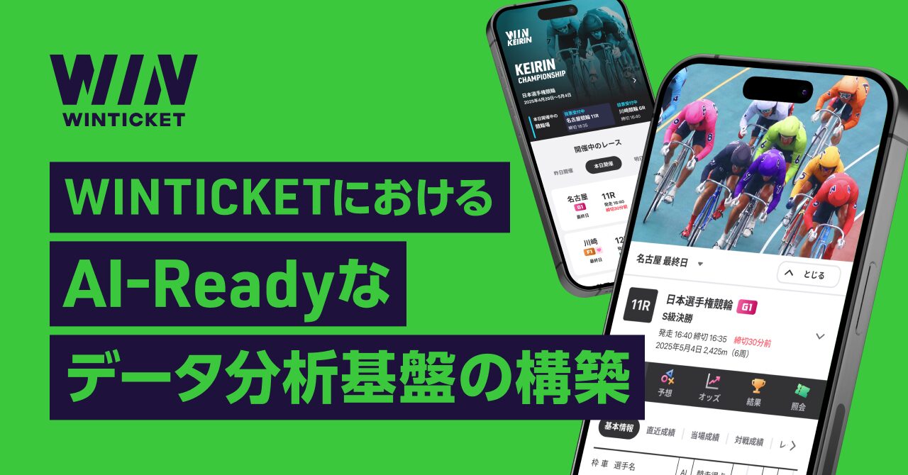 WINTICKETにおけるAI-Readyなデータ分析基盤の構築 | CyberAgent Developers Blog